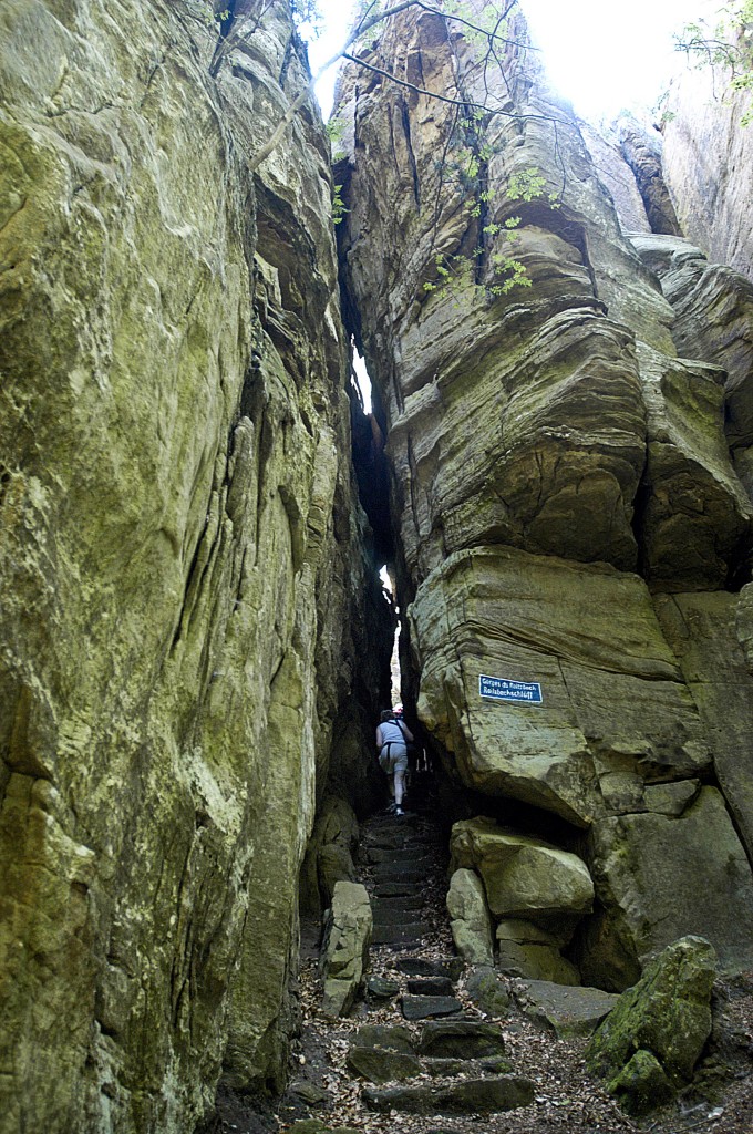 die enge Roitzbach-Schlucht - Landschaftsfotos.eu