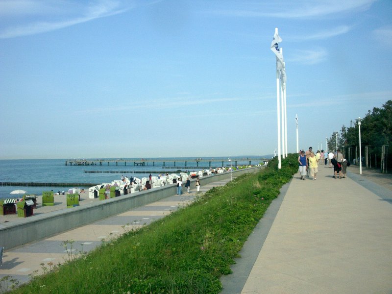 Strandpromenade Ostseebad Kühlungsborn 2004 - Landschaftsfotos.eu